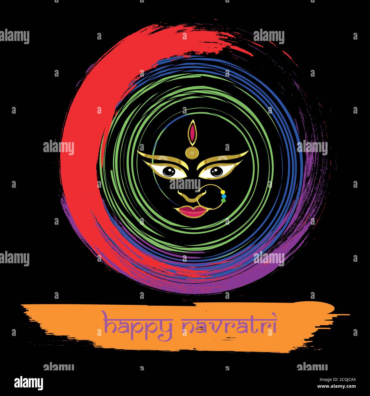 Day festival of navaratri Stock Vector Images - Alamy