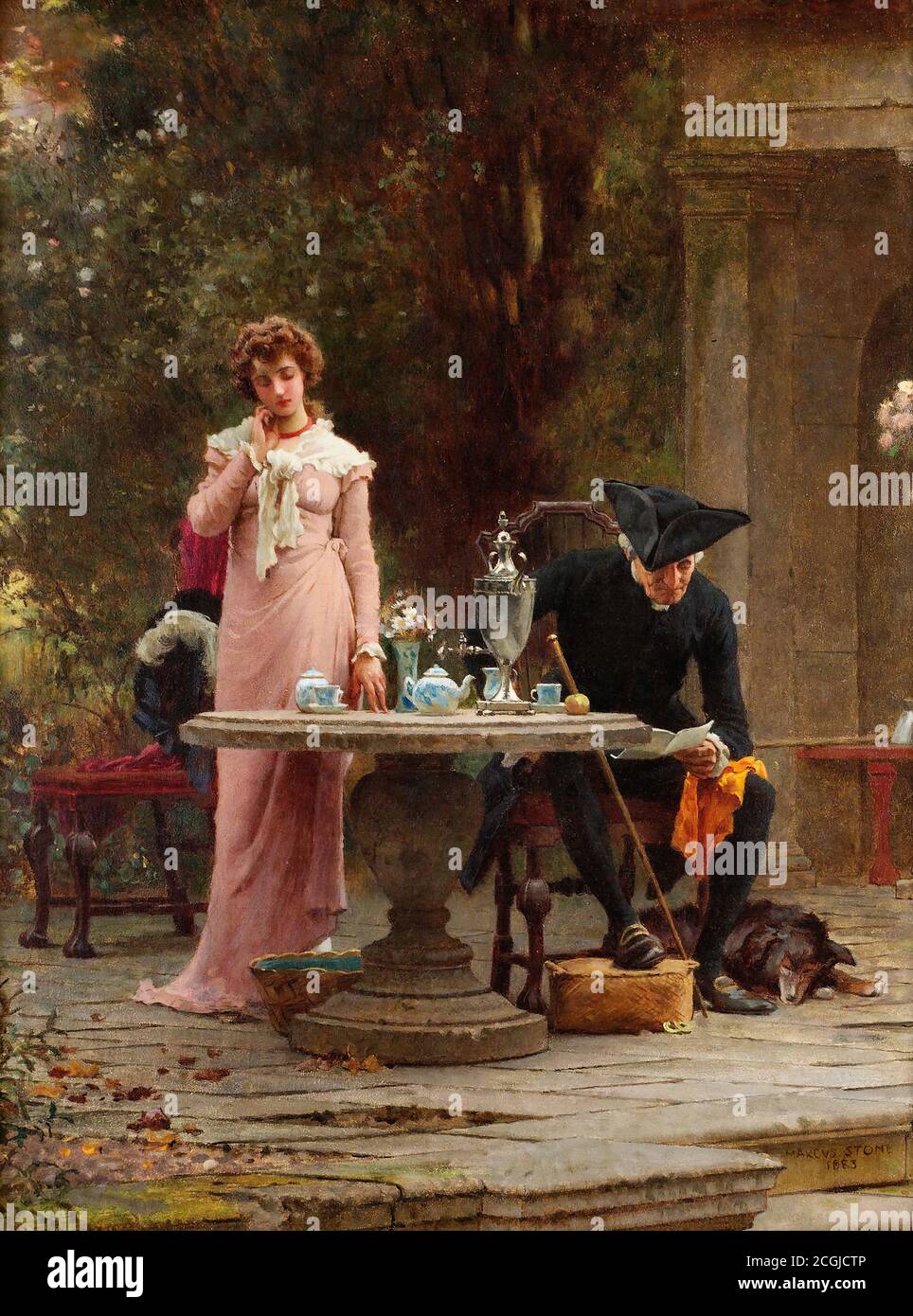 Stone Marcus - Letter from the Suitor - British School - 19th Century ...