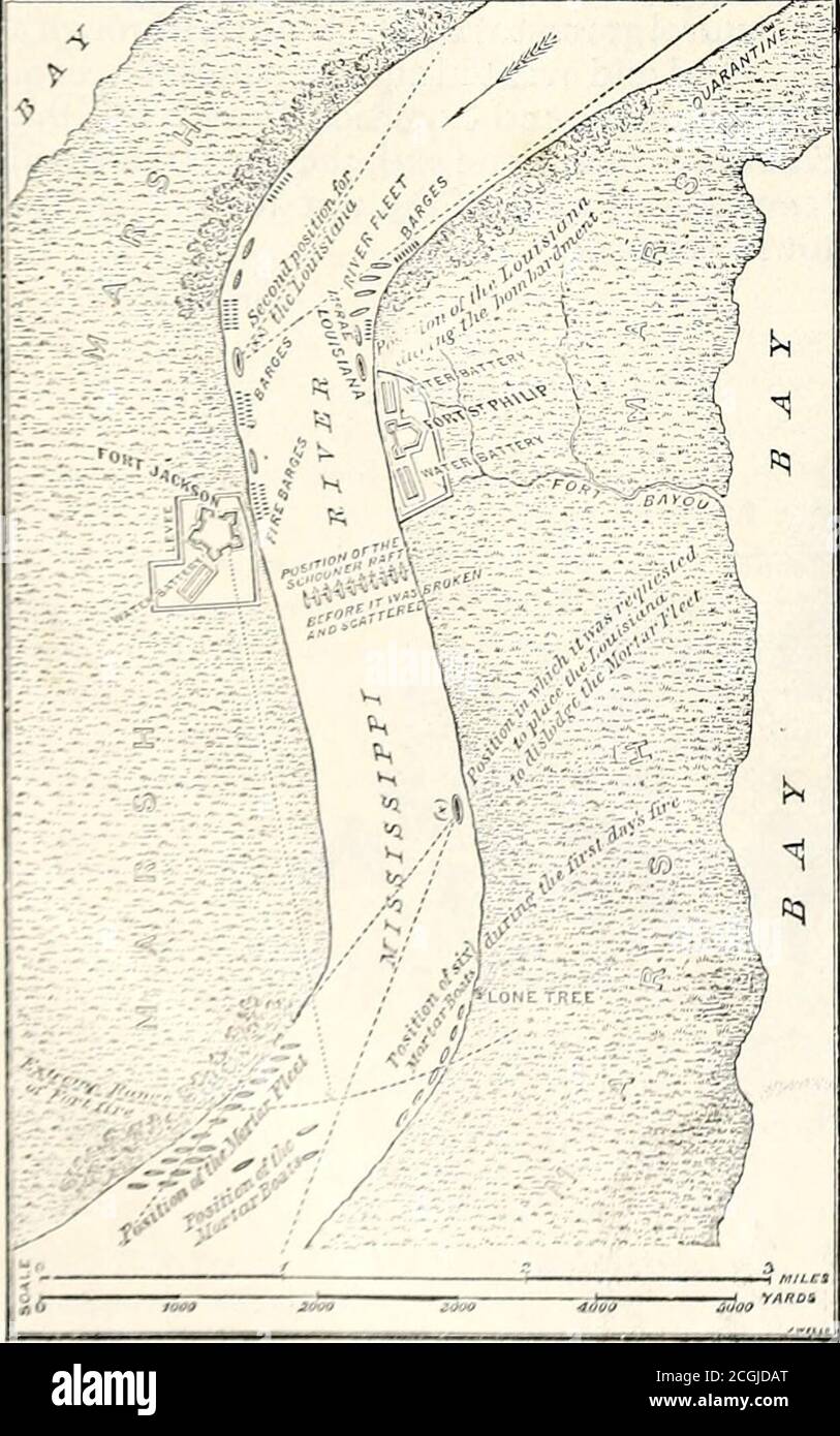 Map of civil war forts hi-res stock photography and images - Alamy