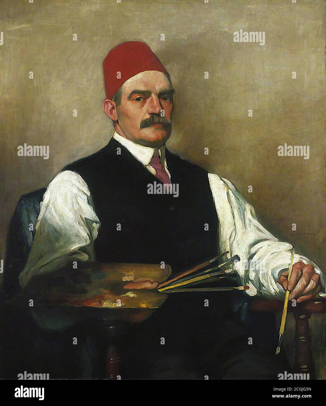 Strang William - Self Portrait 4 - British School - 19th Century Stock ...