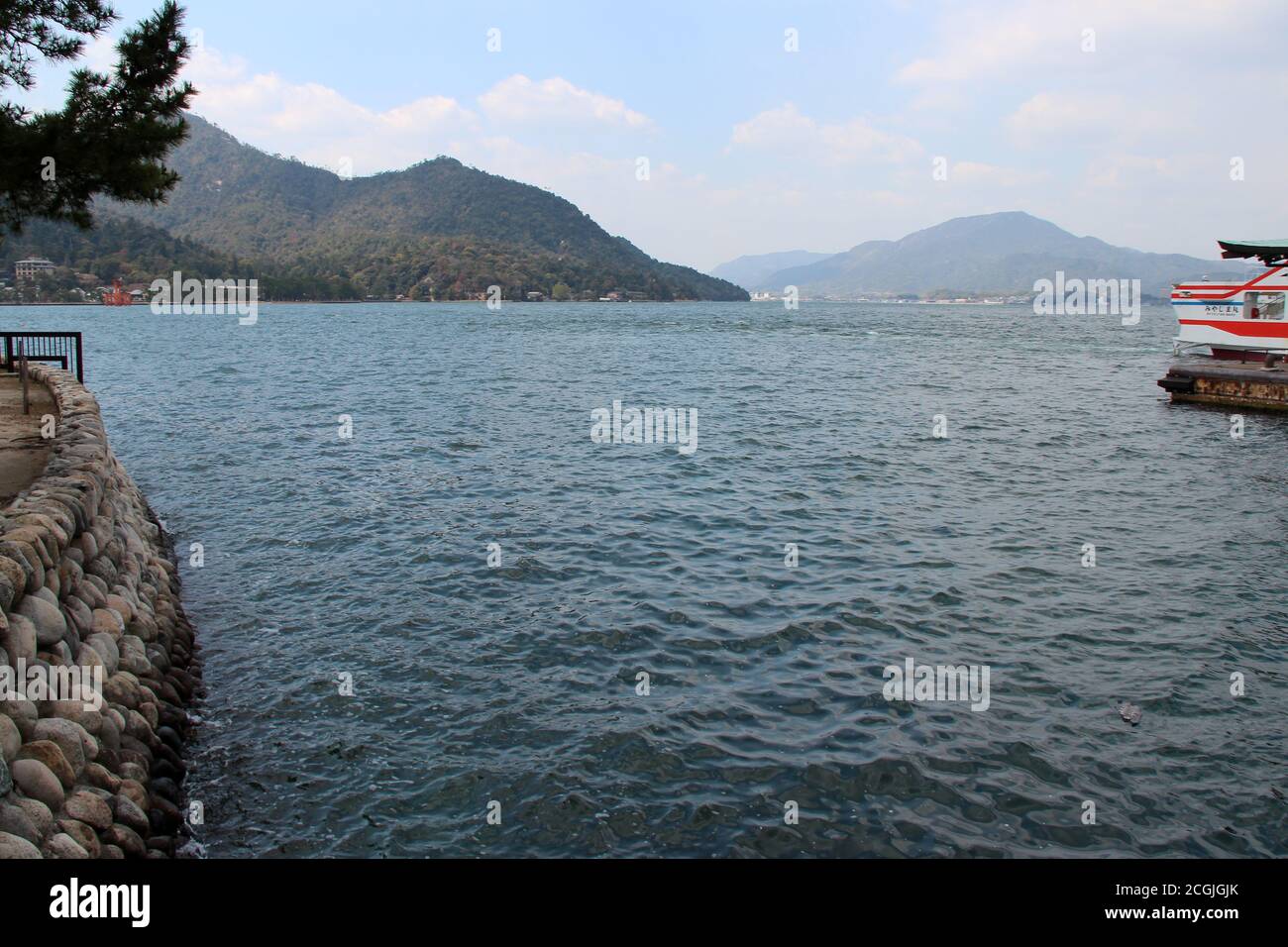 hiroshima bay and miyajima island (japan Stock Photo - Alamy