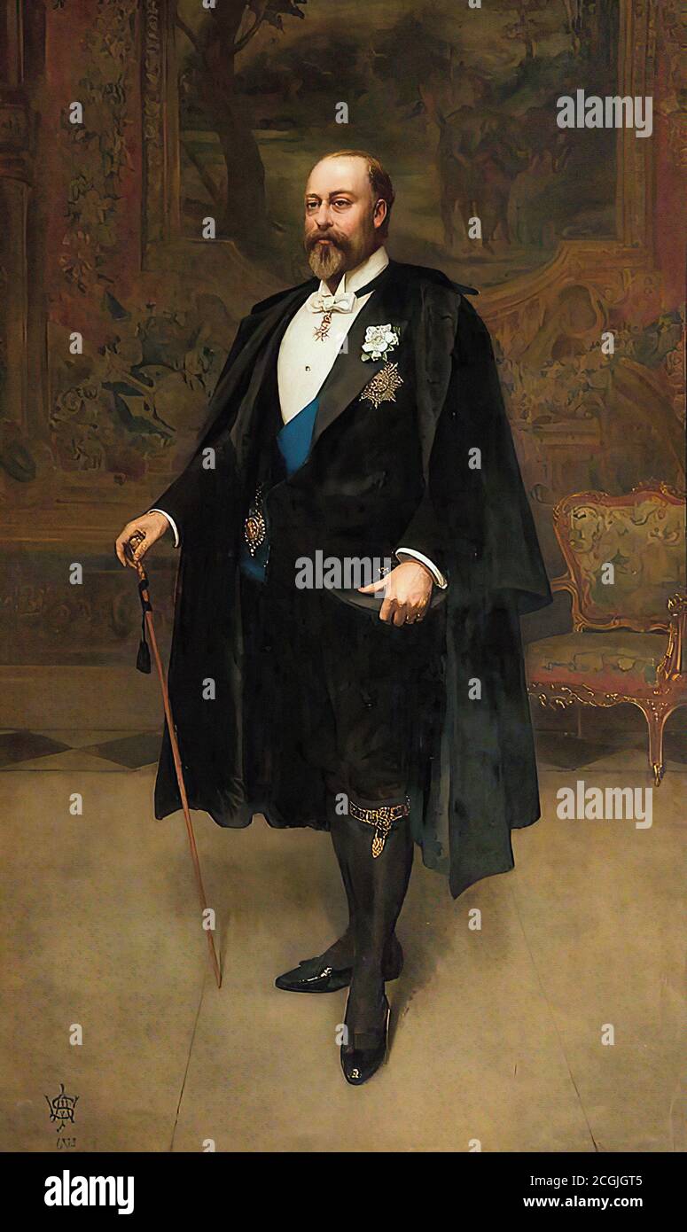 Stuart-Wortley Archibald James - Portrait of Edward VII - British ...