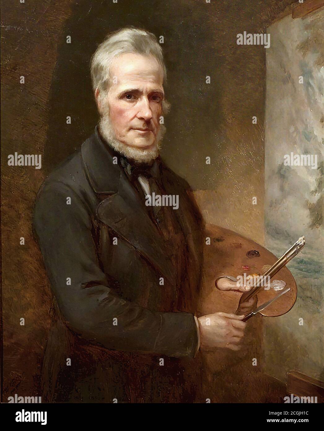Sullivan William Holmes - Portrait of the Artist Henry Dawson - British ...