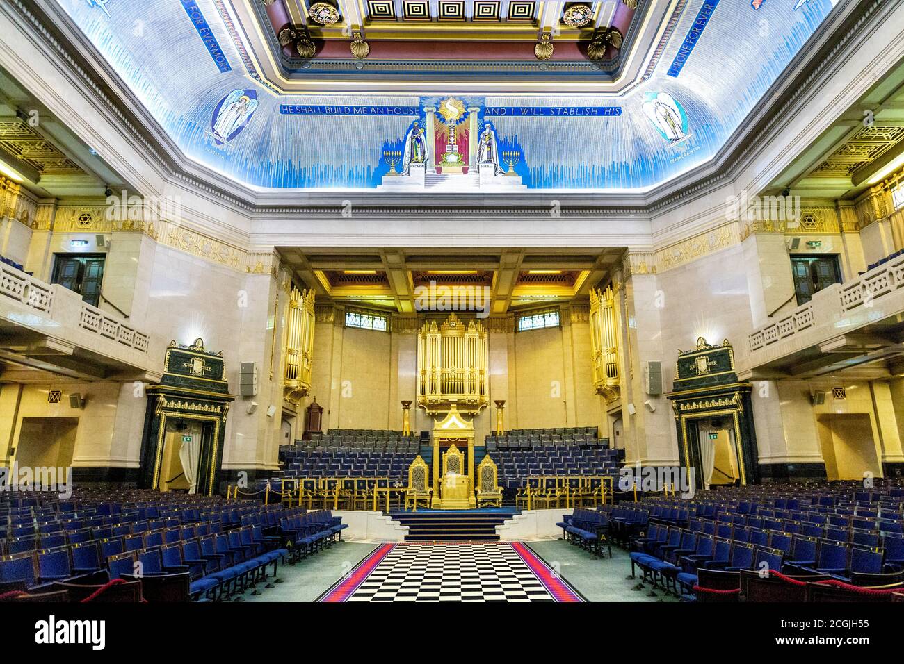 Freemasons hall interior hi-res stock photography and images - Alamy