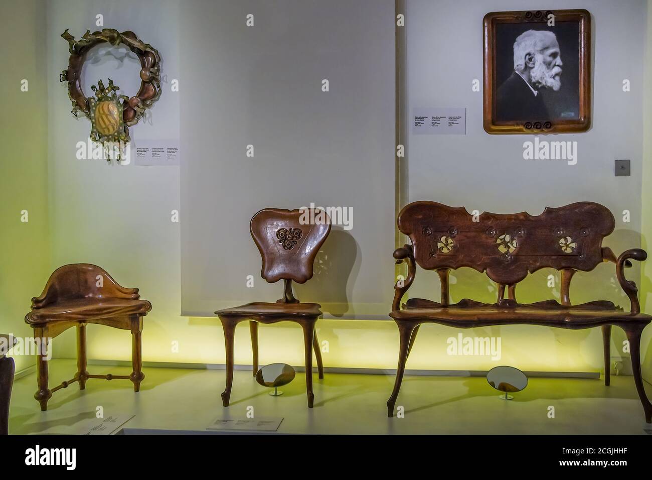 Gaudi house museum interior hi-res stock photography and images - Alamy