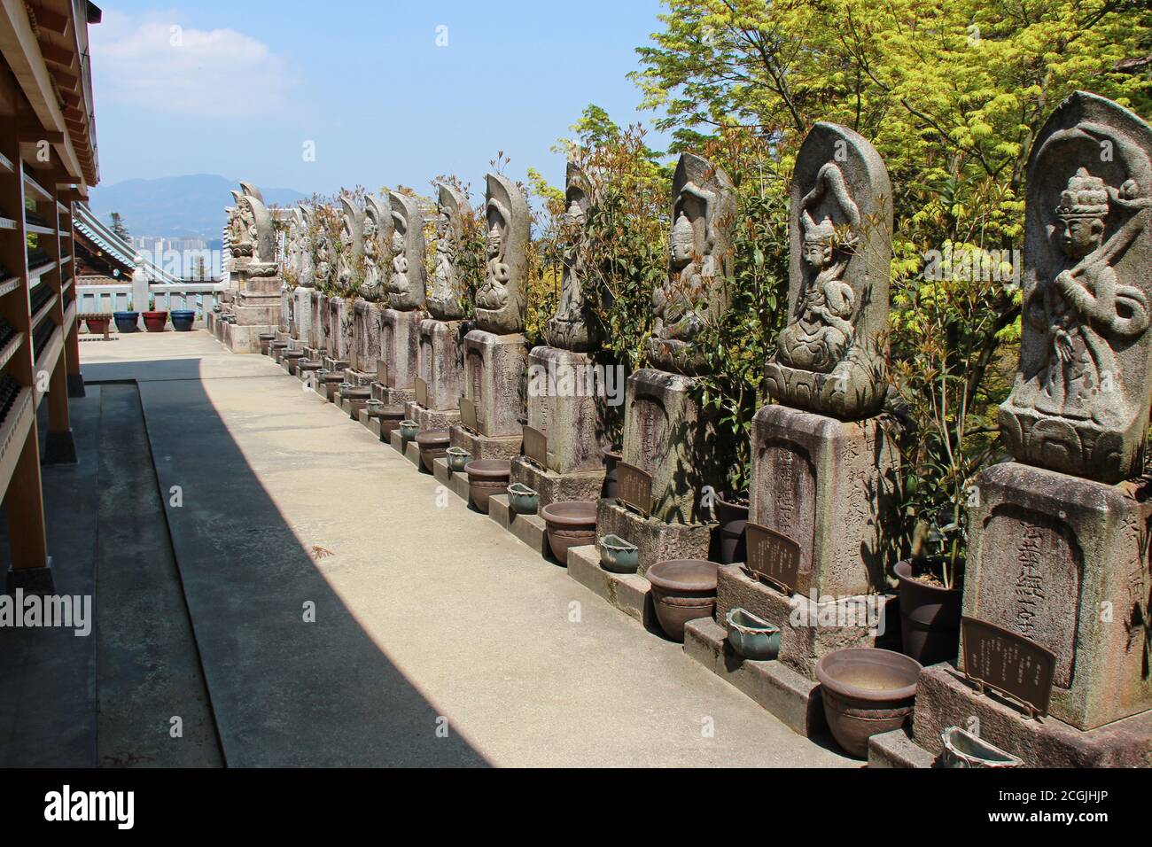 buddhist and shinto temple (daisho-in) in miyajima (japan Stock Photo ...