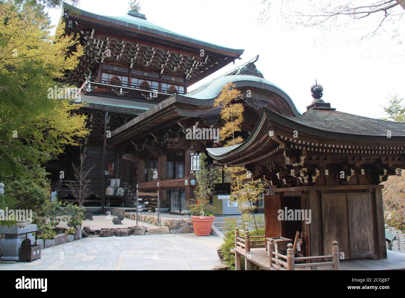 buddhist and shinto temple (daisho-in) in miyajima (japan Stock Photo ...