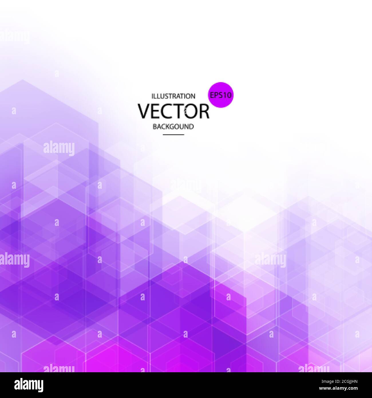 Purple hexagon abstract background. Vector layout for advertising. eps ...