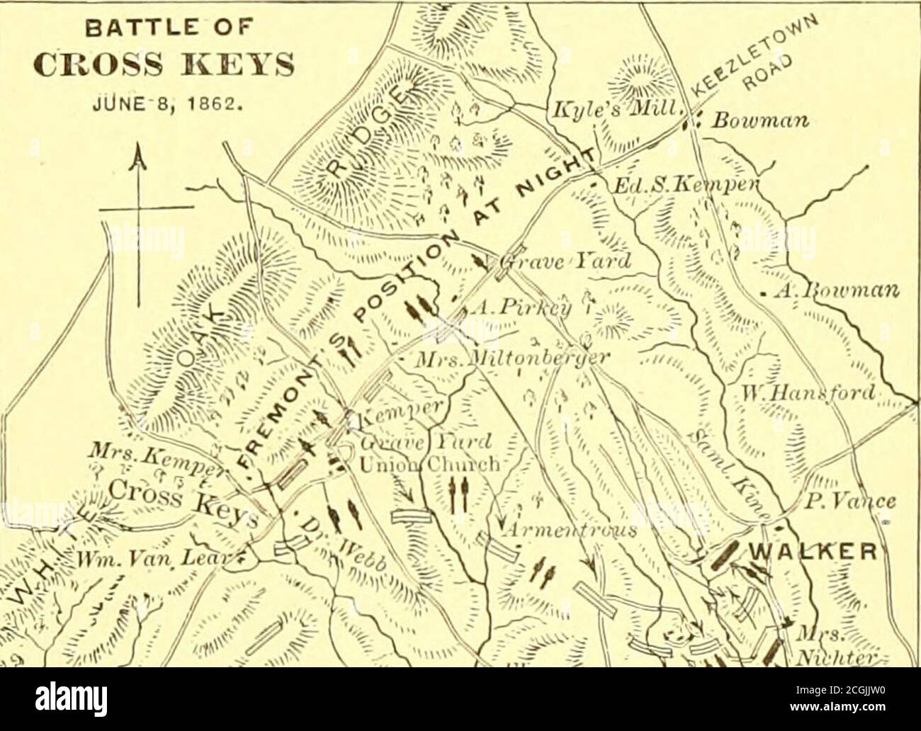 Battle of cross keys hi-res stock photography and images - Alamy