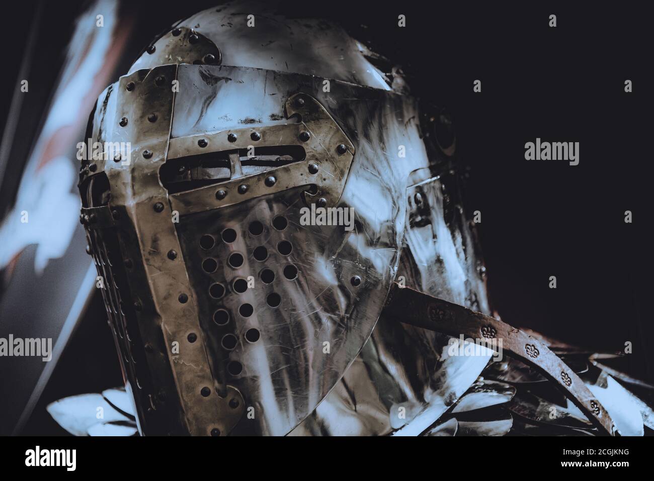 Medieval iron mask hi-res stock photography and images - Alamy