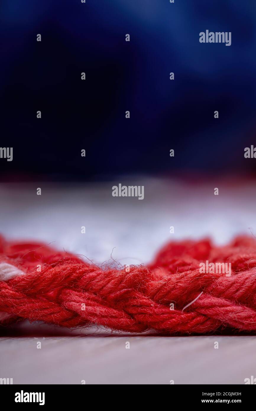 crochet thread with selective focus Stock Photo - Alamy