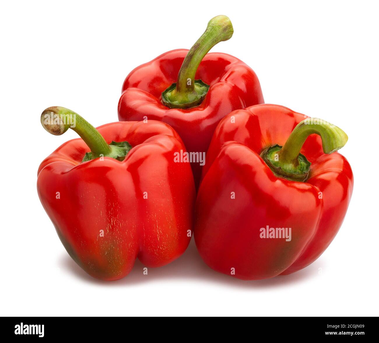 bell pepper path isolated on white Stock Photo - Alamy