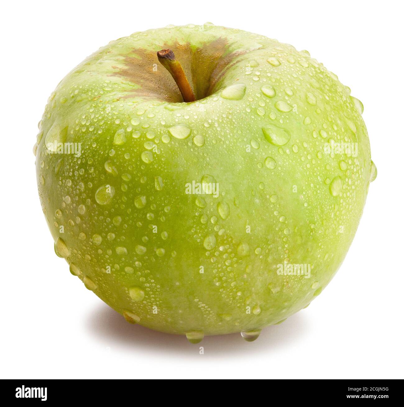 granny smith apple path isolated on white Stock Photo - Alamy