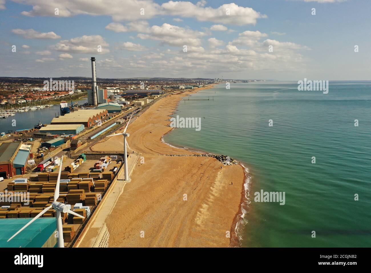 Shoreham power station aerial hi-res stock photography and images - Alamy