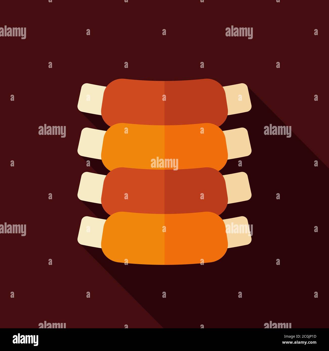 Ribs vector icon food meat. Barbecue and bbq grill sign. Graph symbol ...