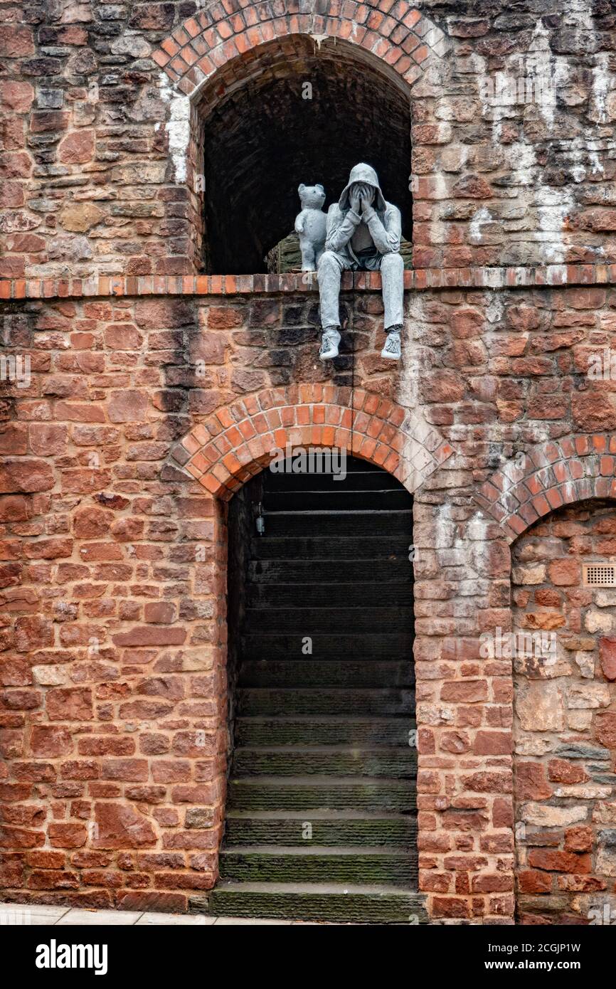 Sad toy brick hi-res stock photography and images - Alamy