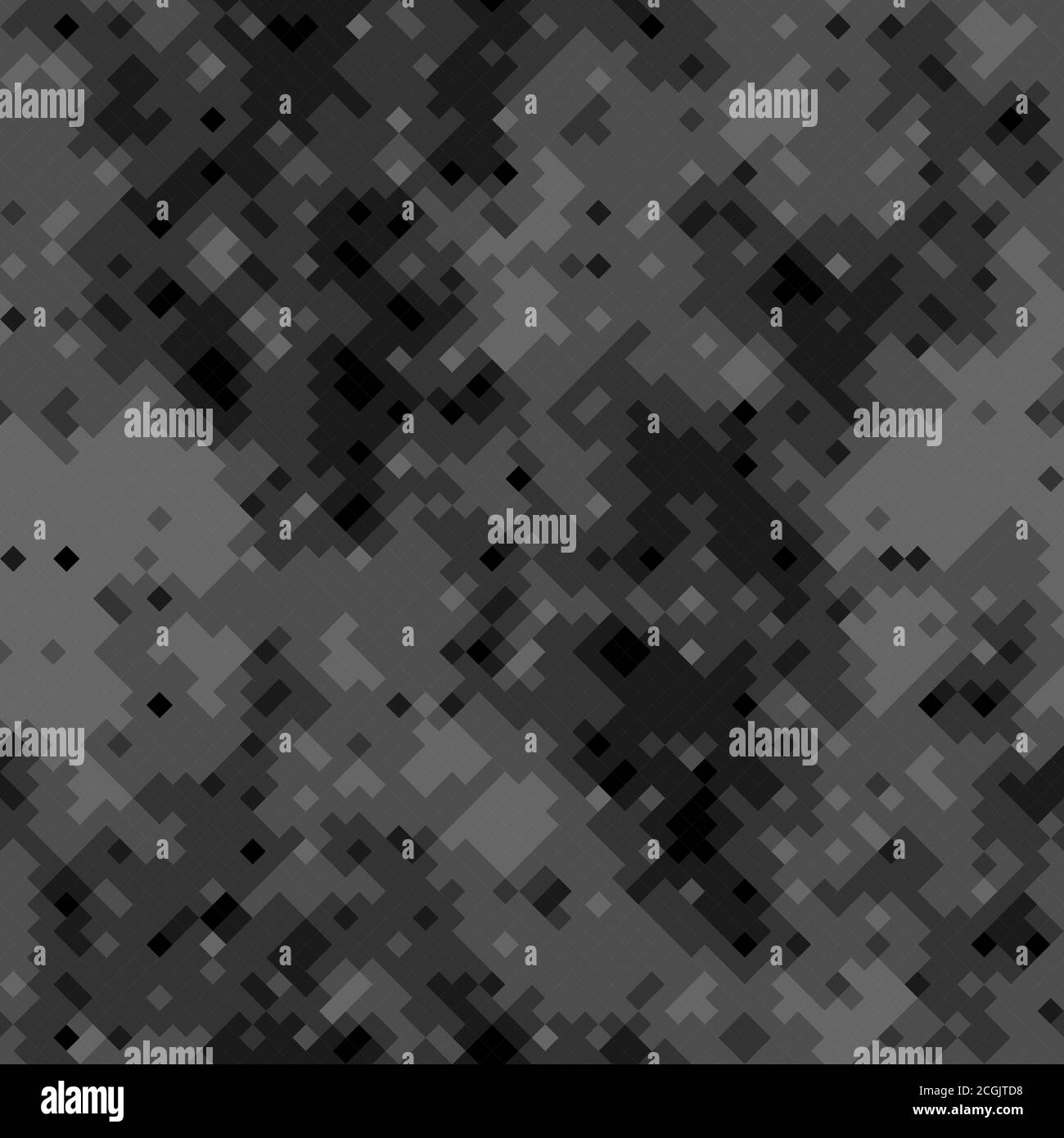 Military camouflage seamless pattern. Urban dark dust digital pixel ...