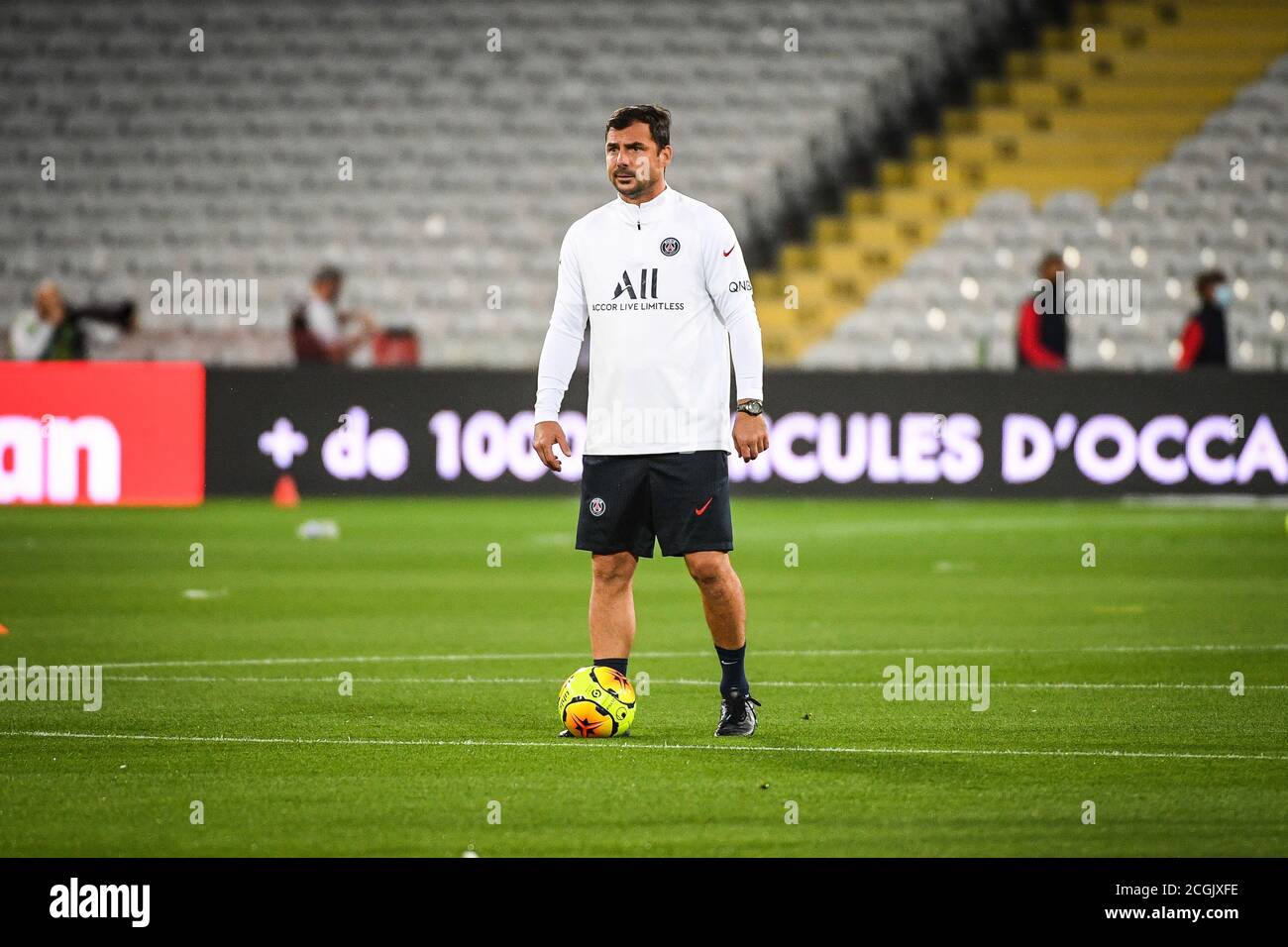 Zsolt Low during the French championship Ligue 1 football match between ...