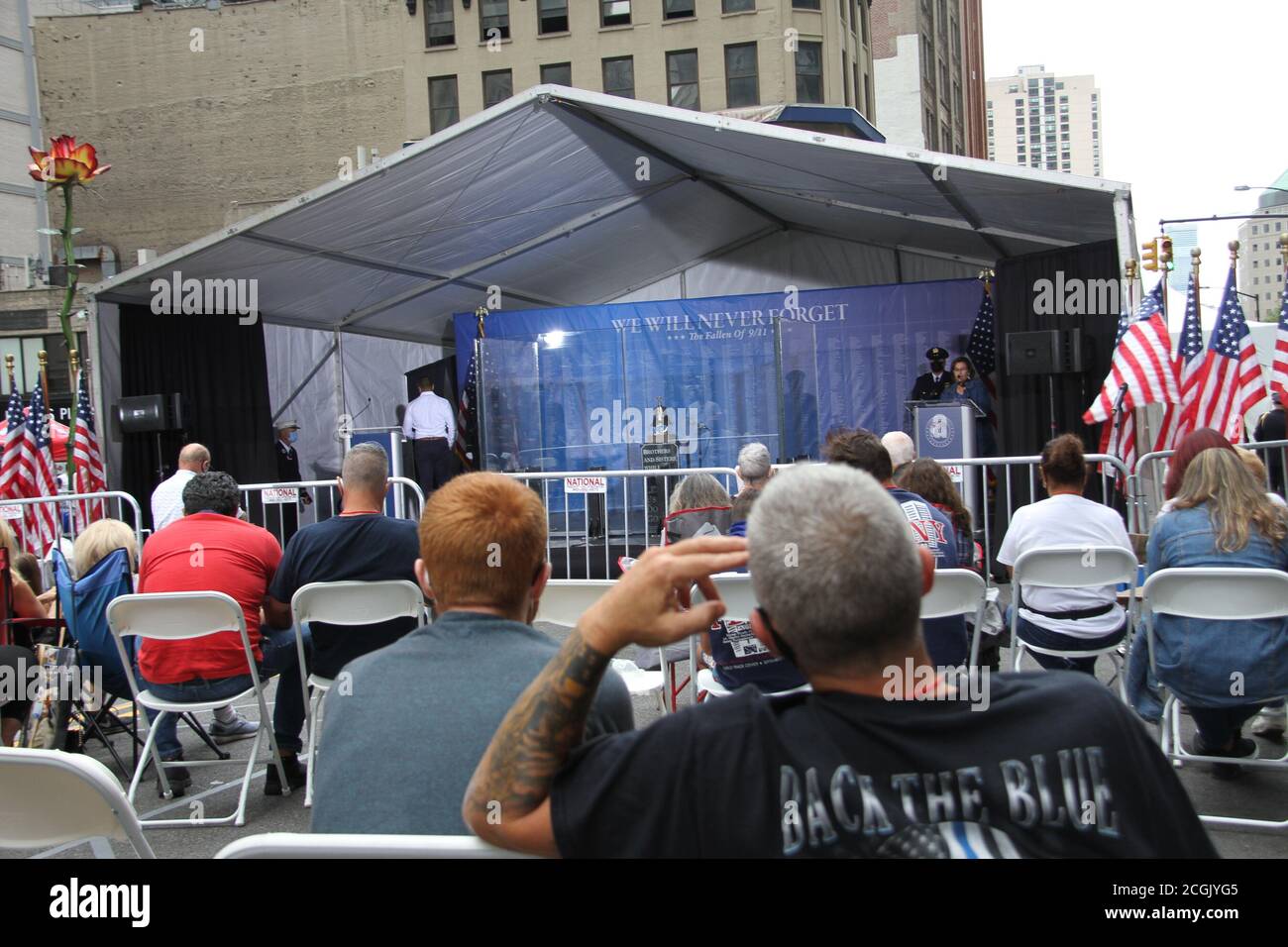 New York, USA. 11th Sep, 2020. (NEW) 9/11 Memorial Day celebration in ...