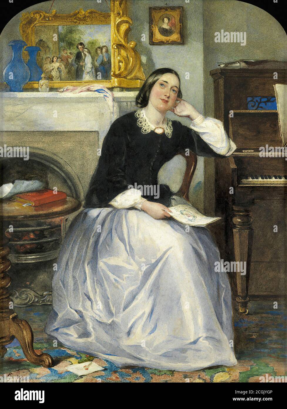 Frederick walker painting hi-res stock photography and images - Alamy