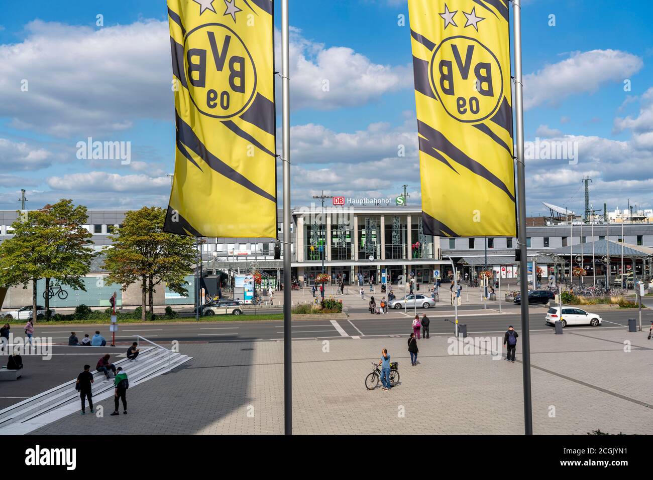 The main station in Dortmund, at Königswall, main entrance, station ...