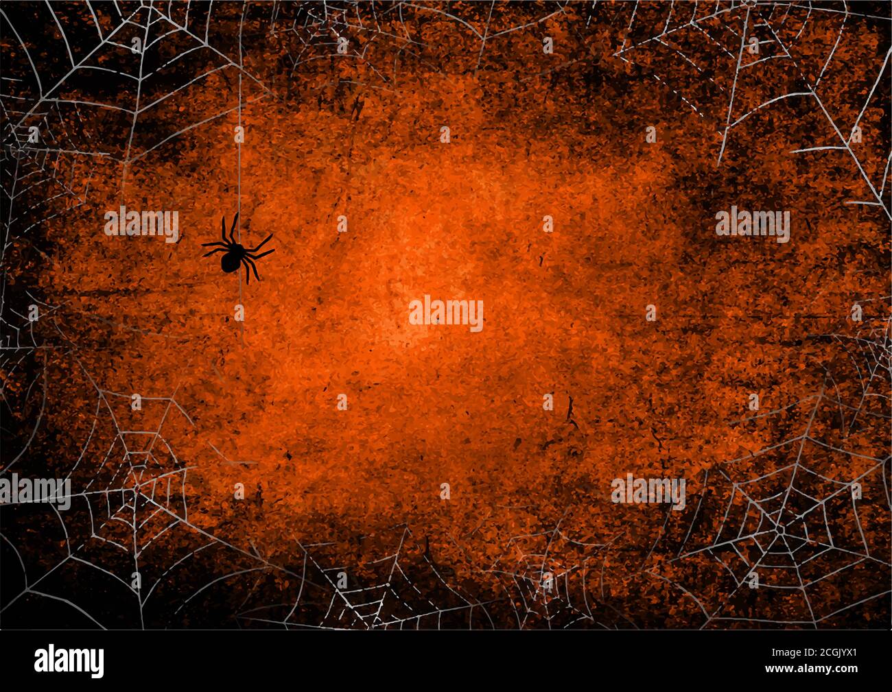 Orange And Black Grunge Background