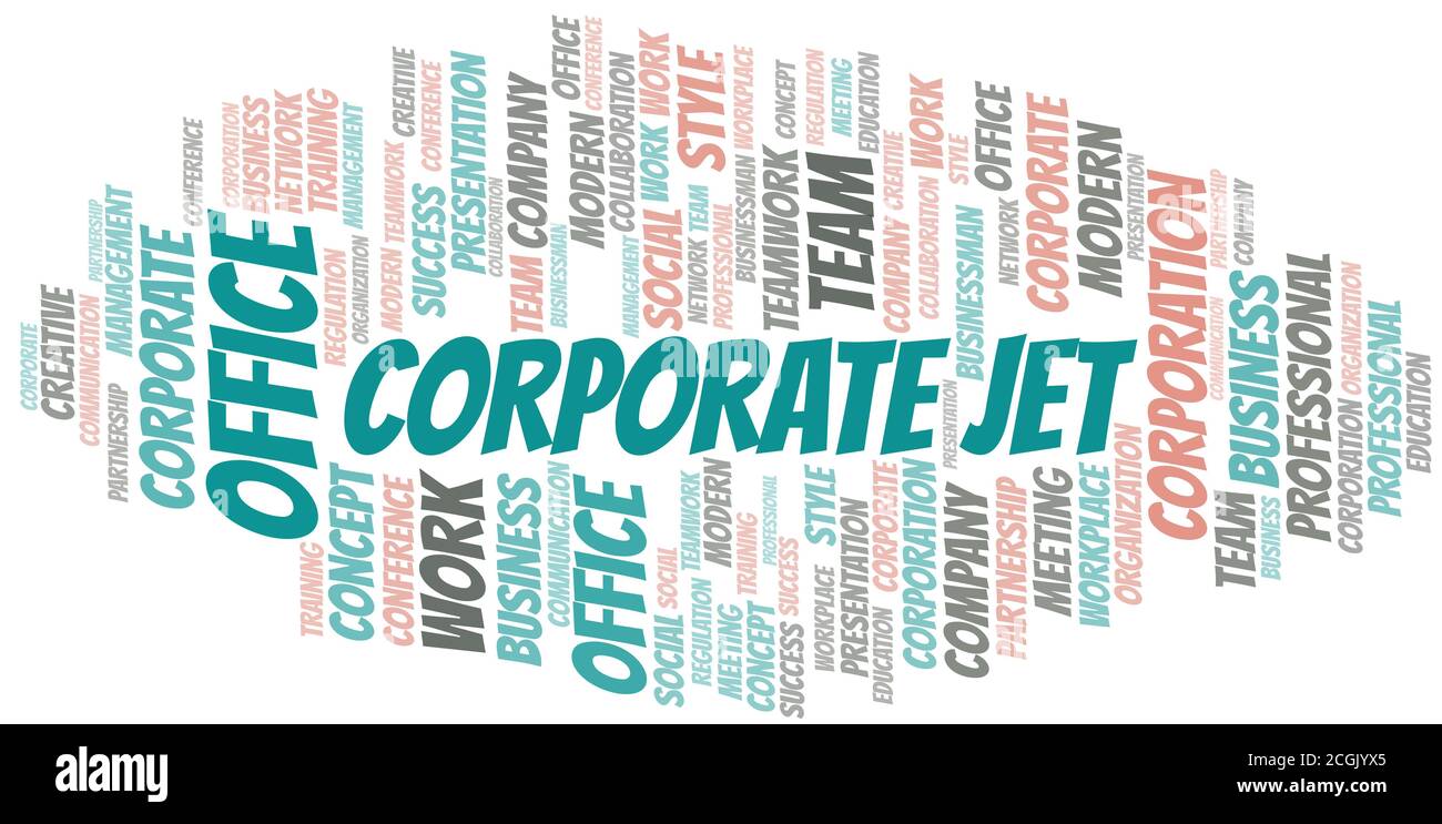 Corporate jet Stock Vector Images - Alamy