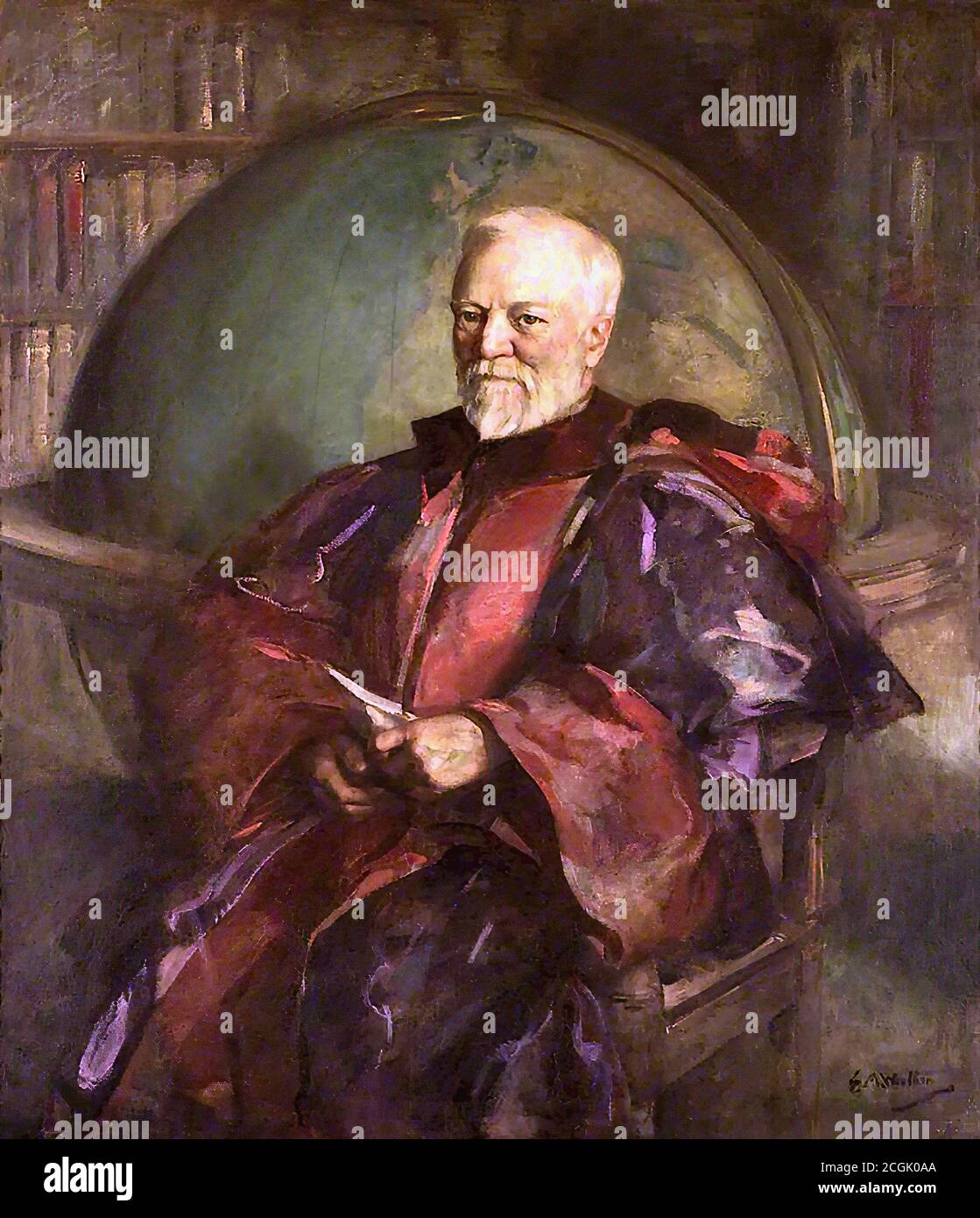 Walton Edward Arthur - Andrew Carnegie - British School - 19th Century ...