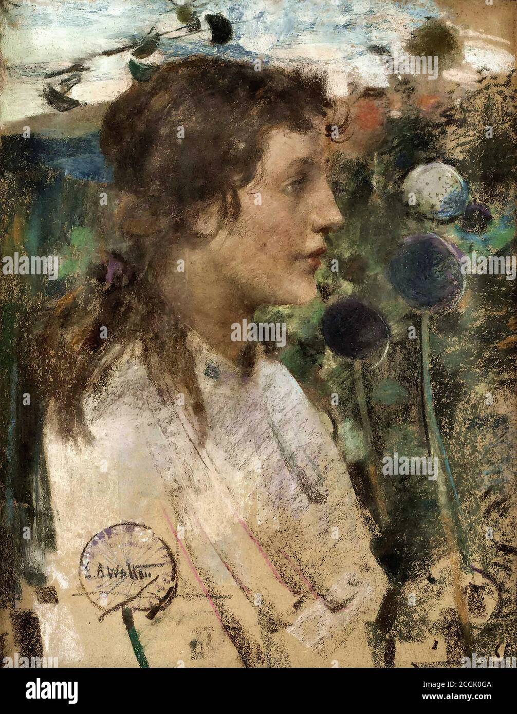 Walton Edward Arthur - Phyllis - British School - 19th Century Stock ...