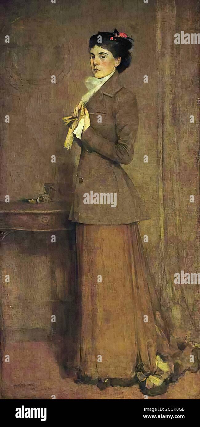 Walton Edward Arthur - Miss Jane Aitken - British School - 19th Century ...