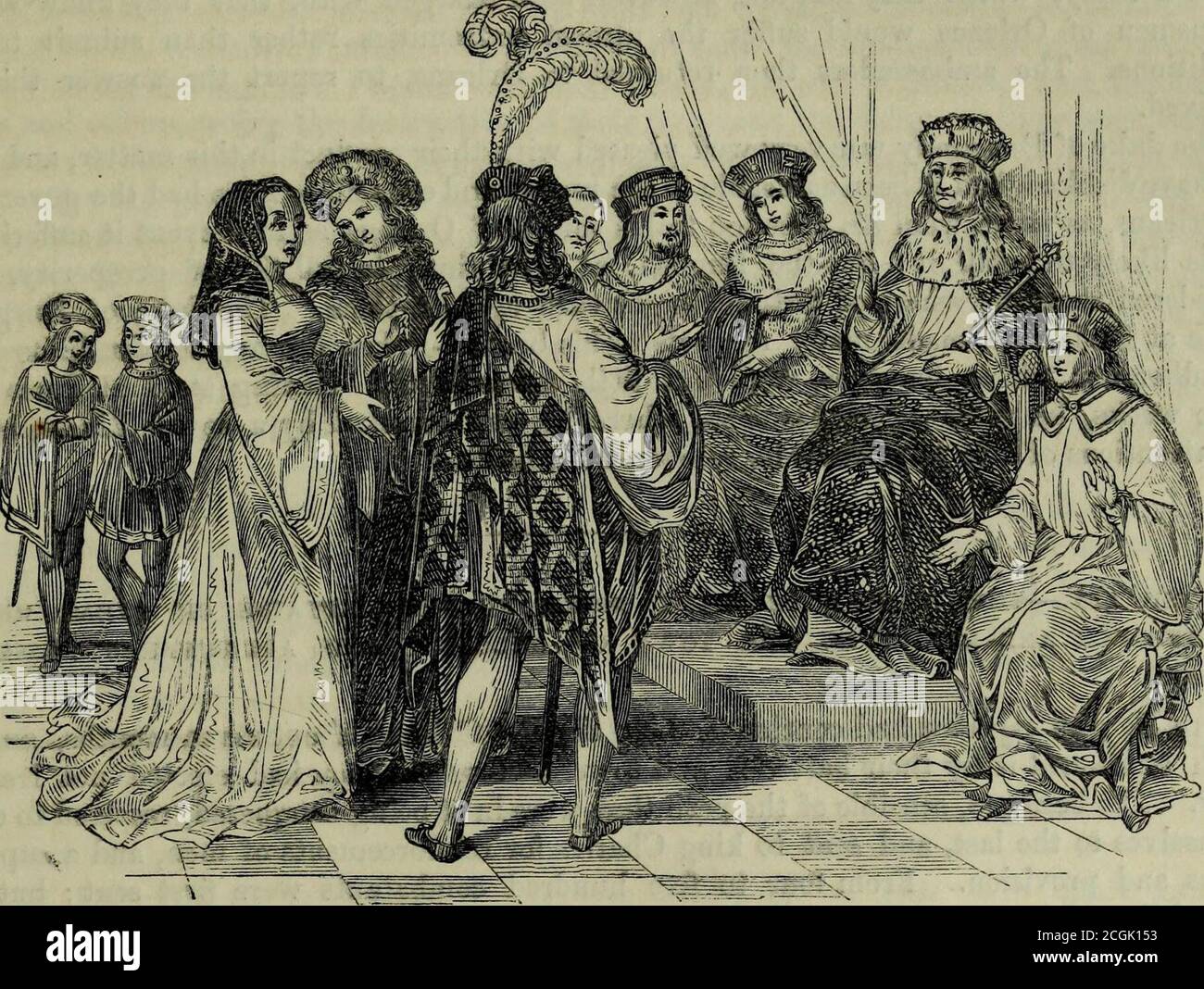 Chronicles of enguerrand de monstrelet hi-res stock photography and ...