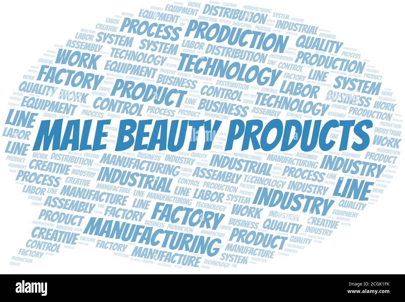 Male Beauty Products word cloud create with the text only Stock Vector ...