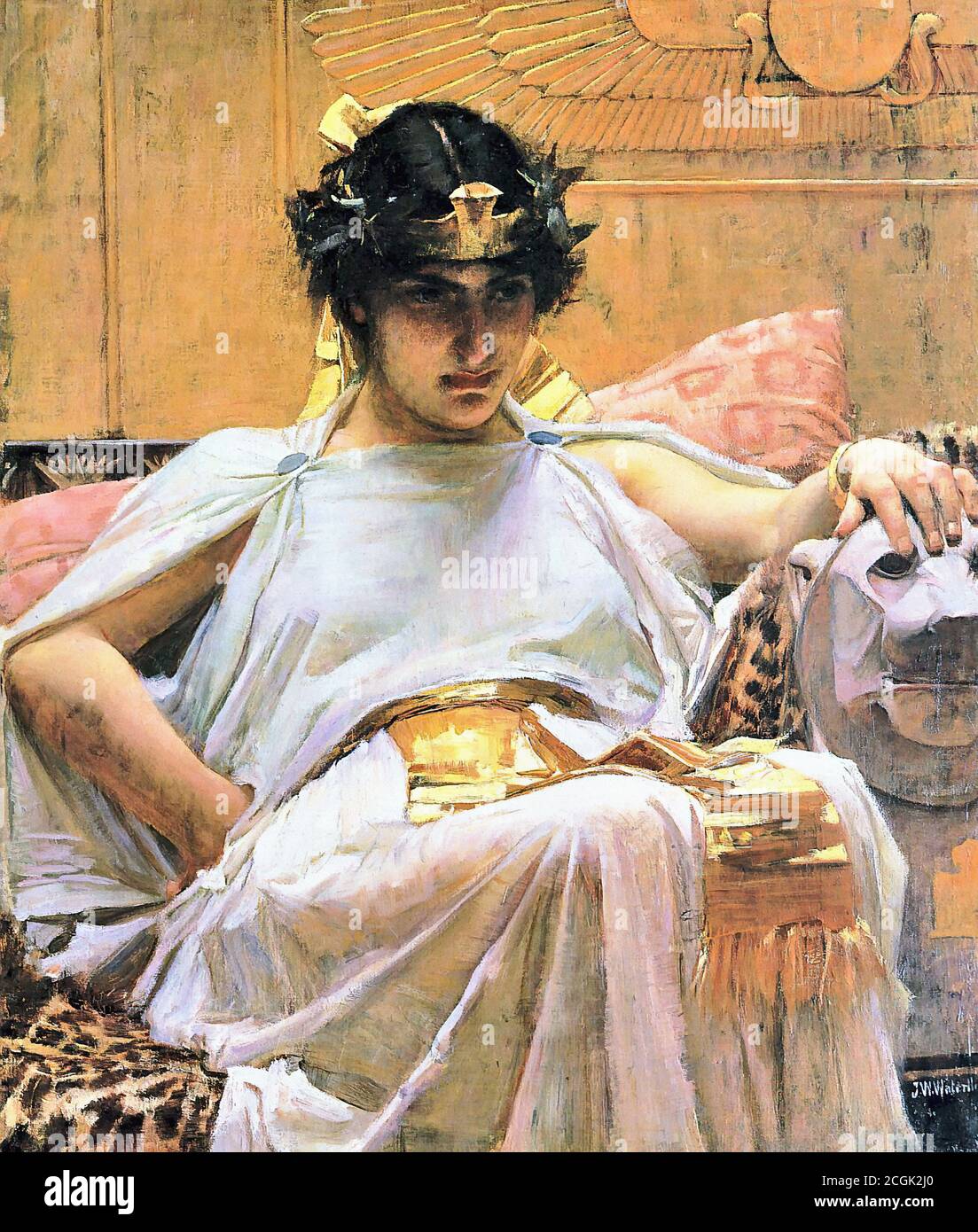 Waterhouse John William - Cleopatra - British School - 19th Century ...