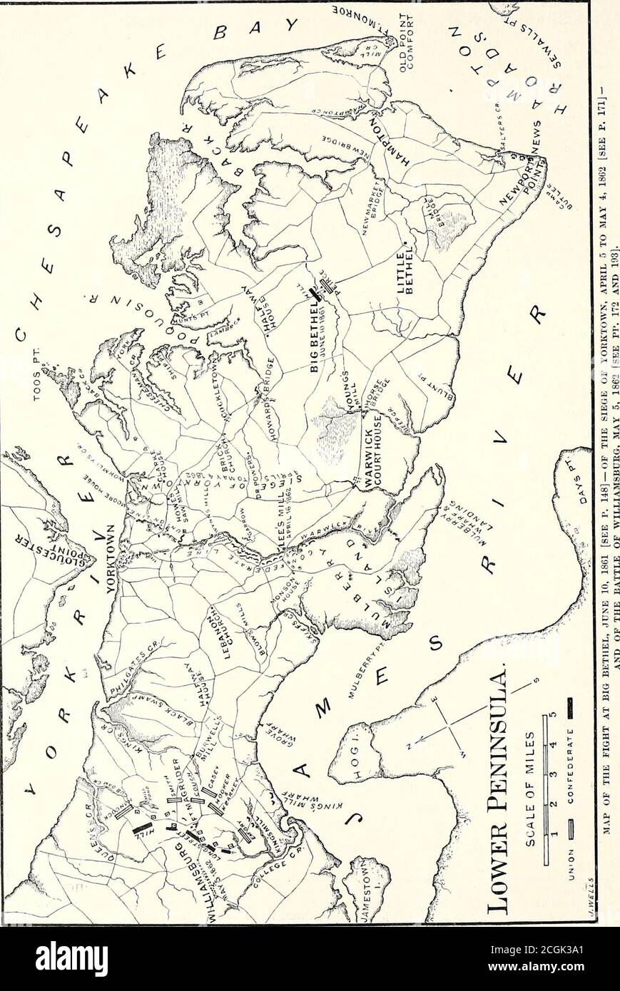 Williamsburg map hi-res stock photography and images - Alamy