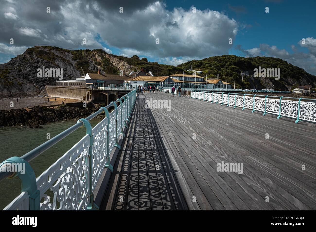 Mumbles pier railings hi-res stock photography and images - Alamy