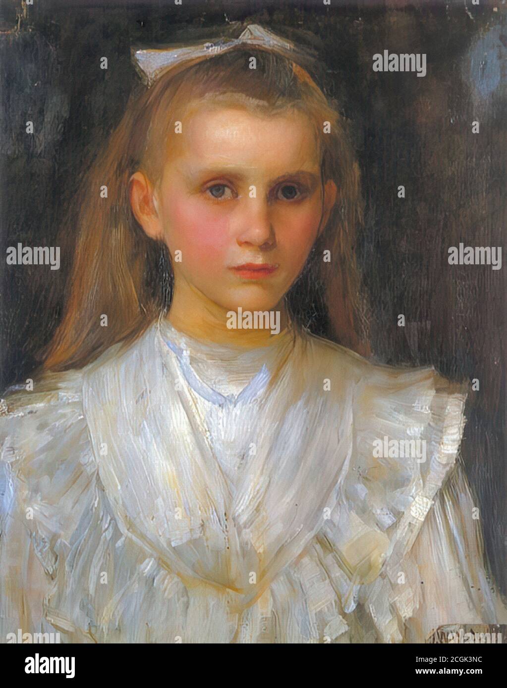 Waterhouse John William - Portrait of a Young Girl - British School ...