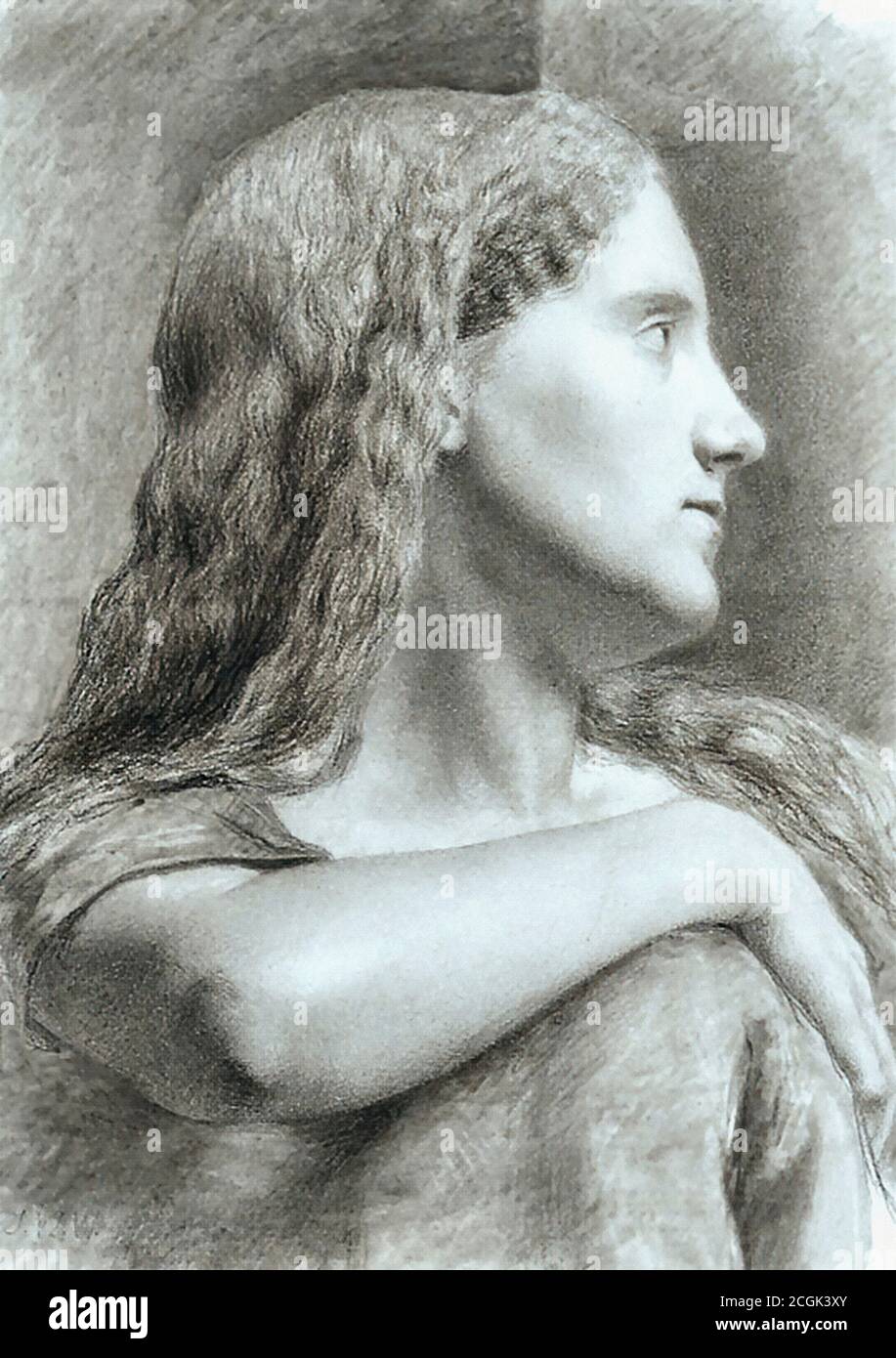 Waterhouse John William - Portrait of the Artist's Sister Mary ...