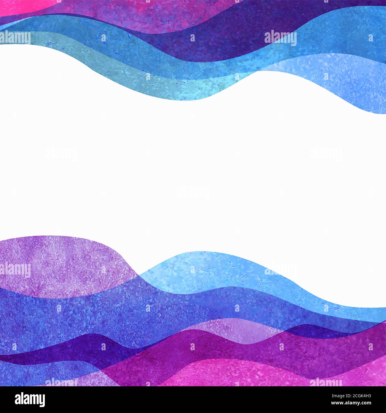 Pink watercolour wave background Stock Vector Images - Alamy