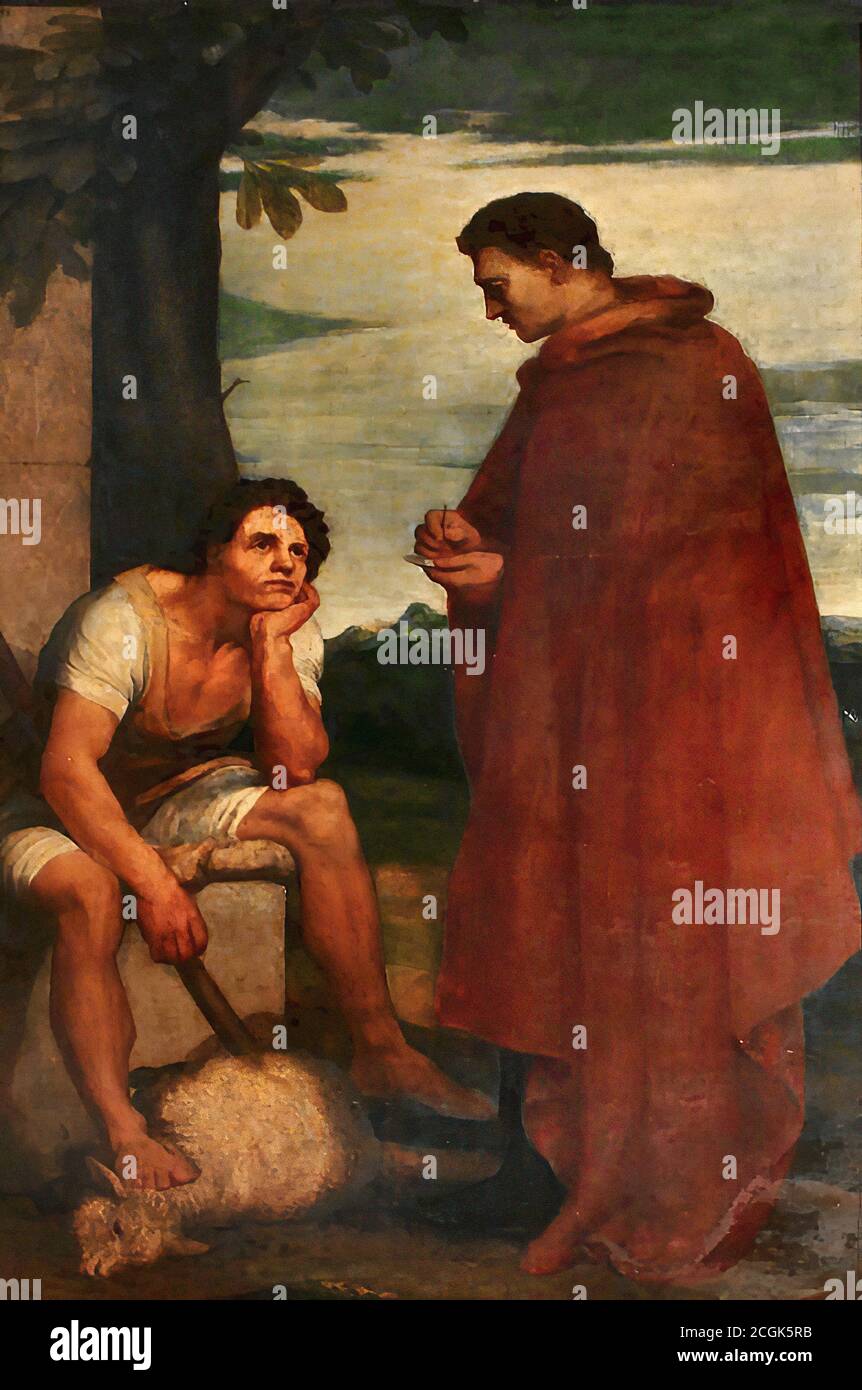 Watts George Frederick - Aristides and the Shepherd - British School ...