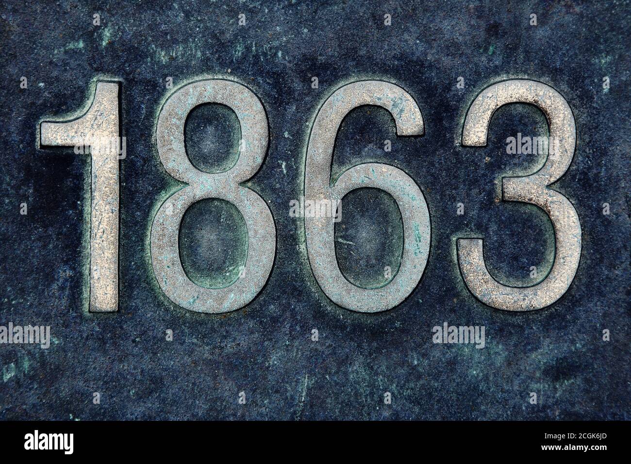 1863 number hi-res stock photography and images - Alamy