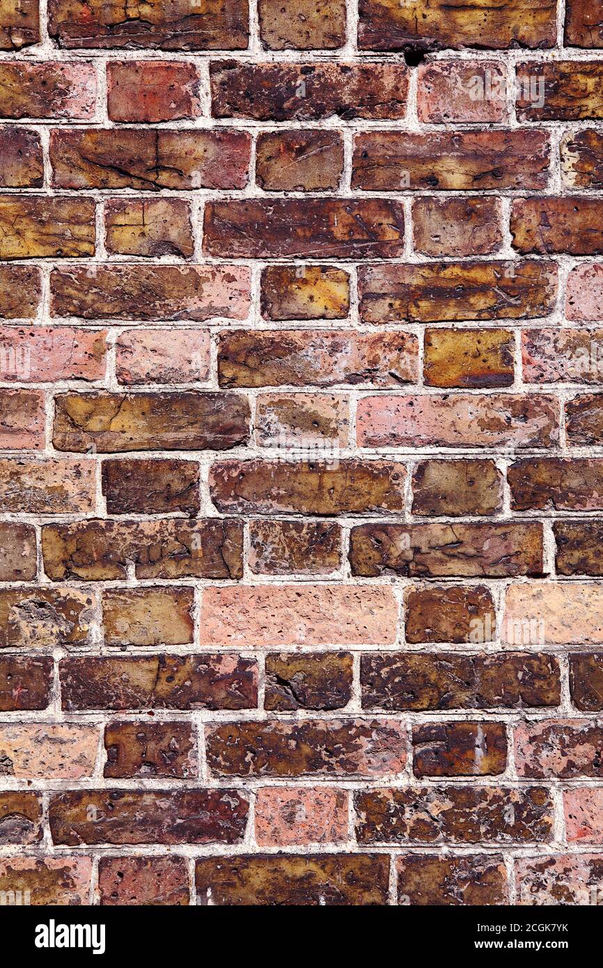 Victorian brickwork, bricks and mortar textured background Stock Photo ...