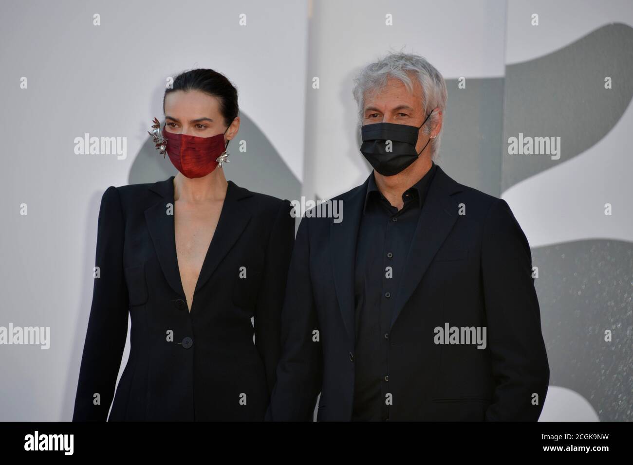 77th Venice Film Festival 2020, Red Carpet Film I Predatori. Pictured ...