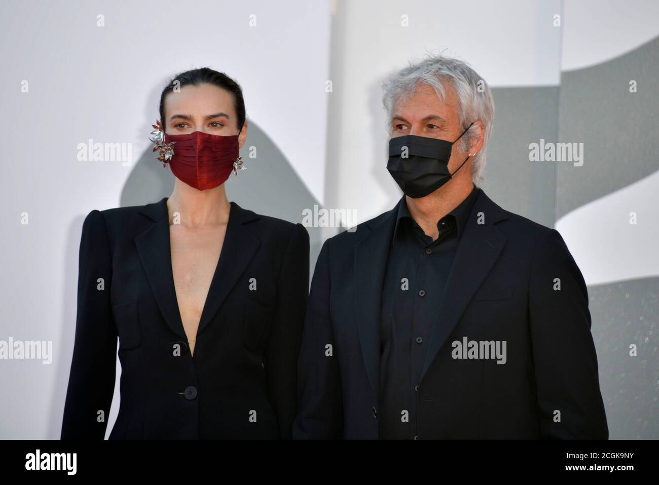 77th Venice Film Festival 2020, Red Carpet Film I Predatori. Pictured ...