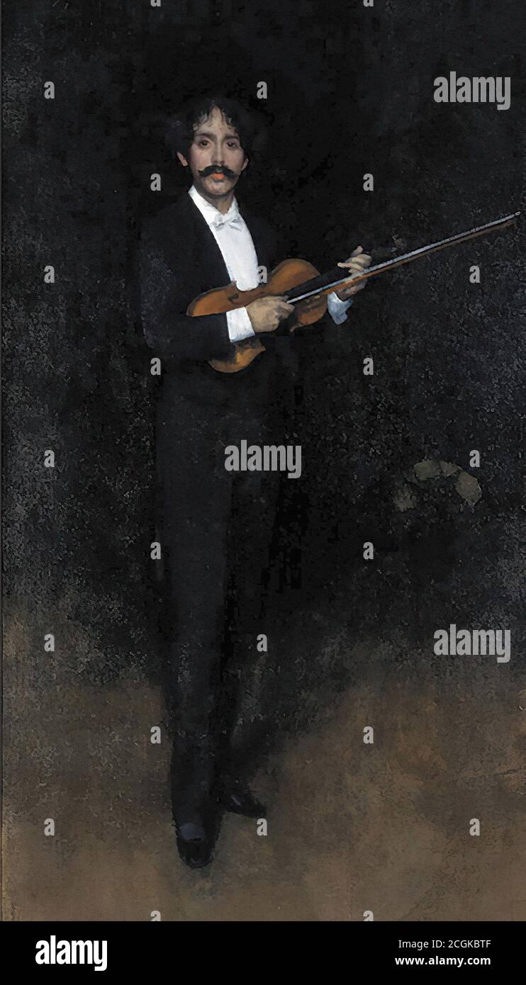 Whistler James Mcneill - Arrangement in Black 9 - Portrait of Senor ...