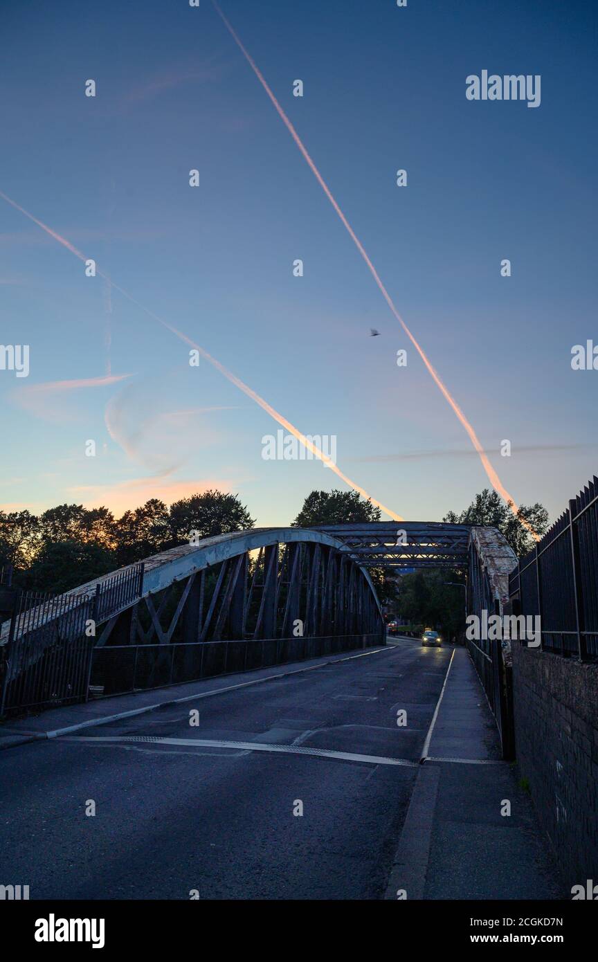 Trafford swing road bridge hi-res stock photography and images - Alamy