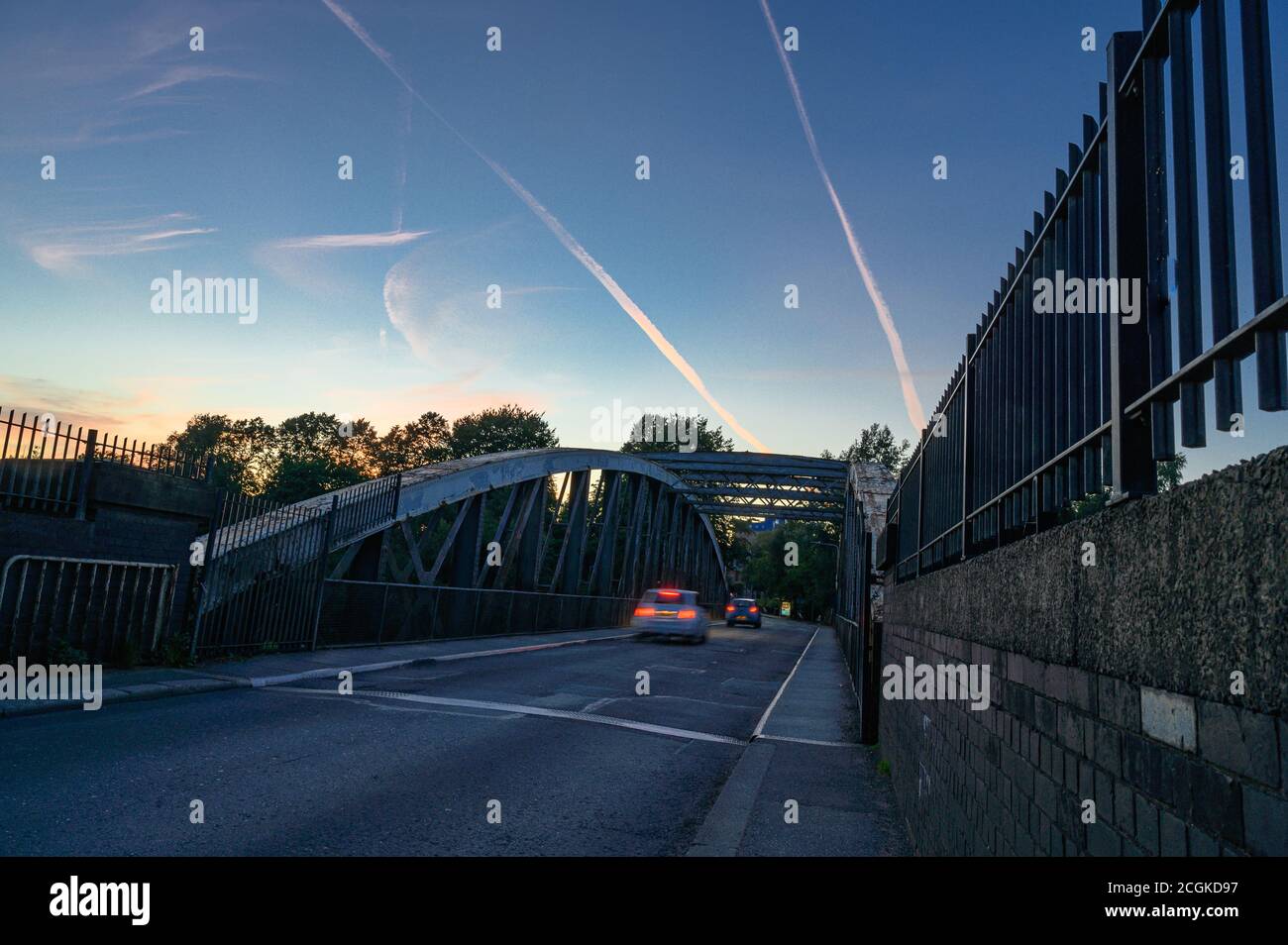 Barton road swing Bridge, Patricroft, Barton, Salford, Manchester Stock ...