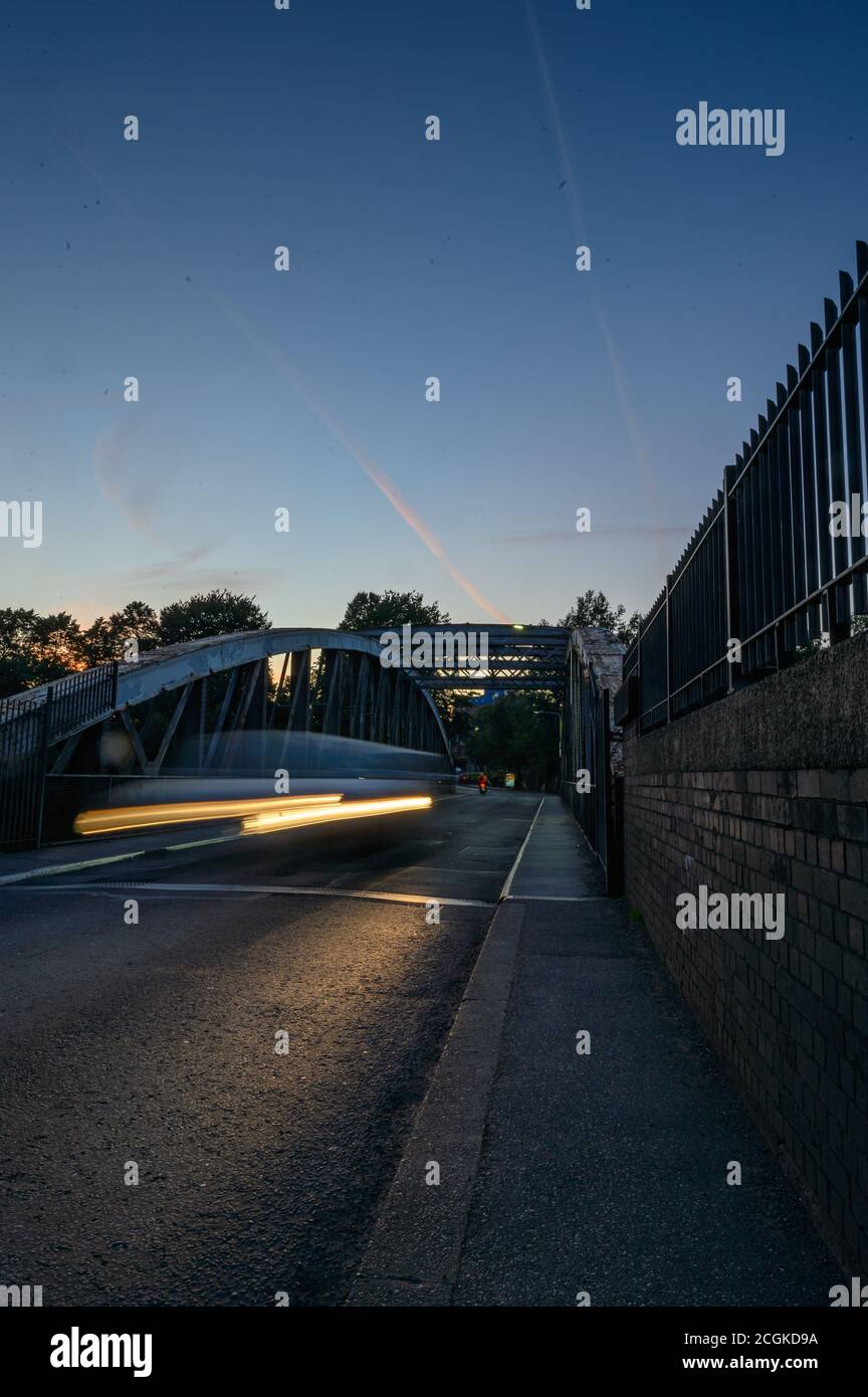Barton road swing Bridge, Patricroft, Barton, Salford, Manchester Stock ...