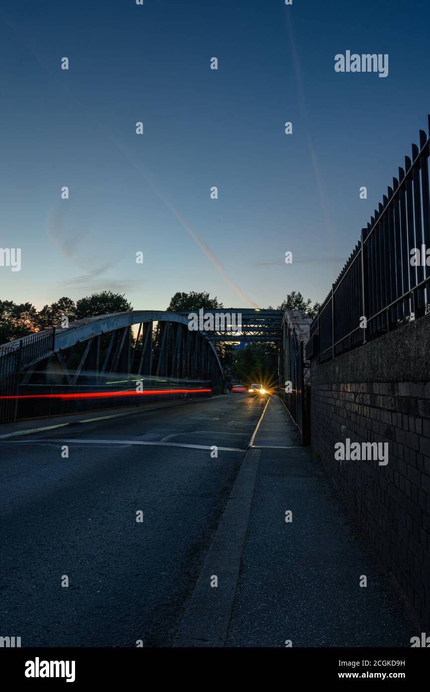 Barton road swing Bridge, Patricroft, Barton, Salford, Manchester Stock ...