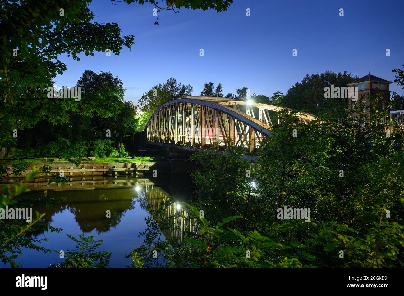 Barton road swing bridge hi-res stock photography and images - Alamy