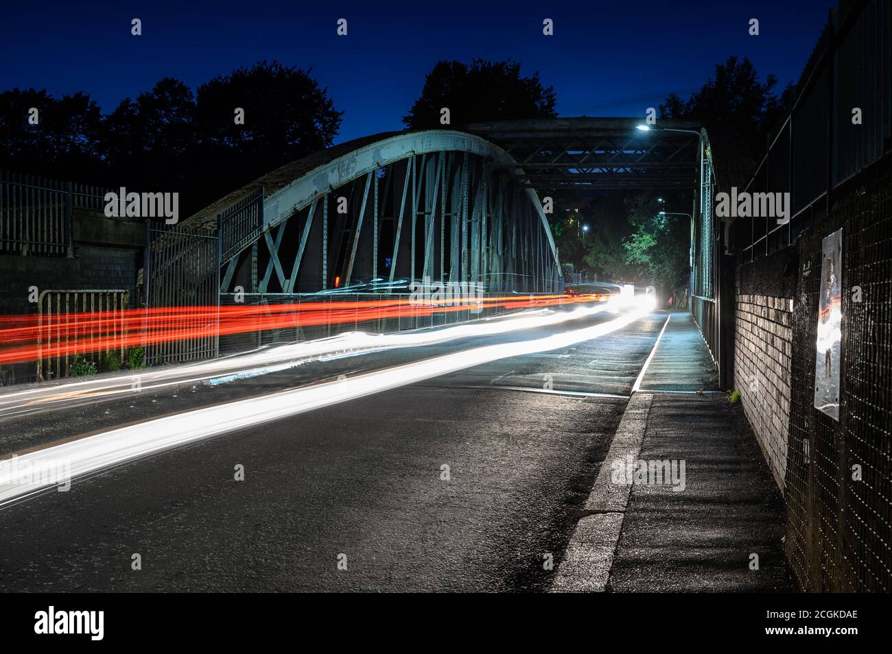 Barton road swing Bridge, Patricroft, Barton, Salford, Manchester Stock ...
